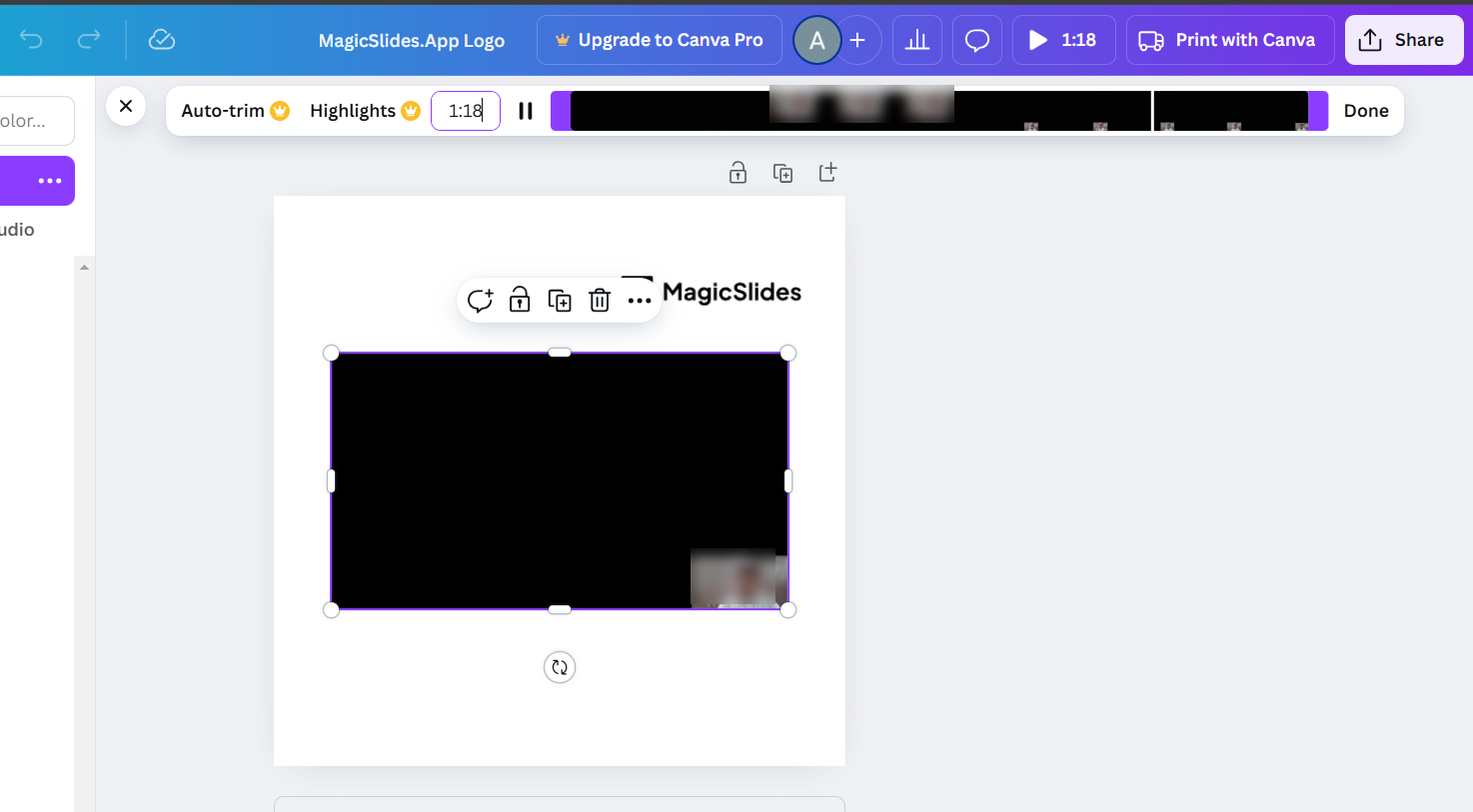 How to Trim Video in Canva
