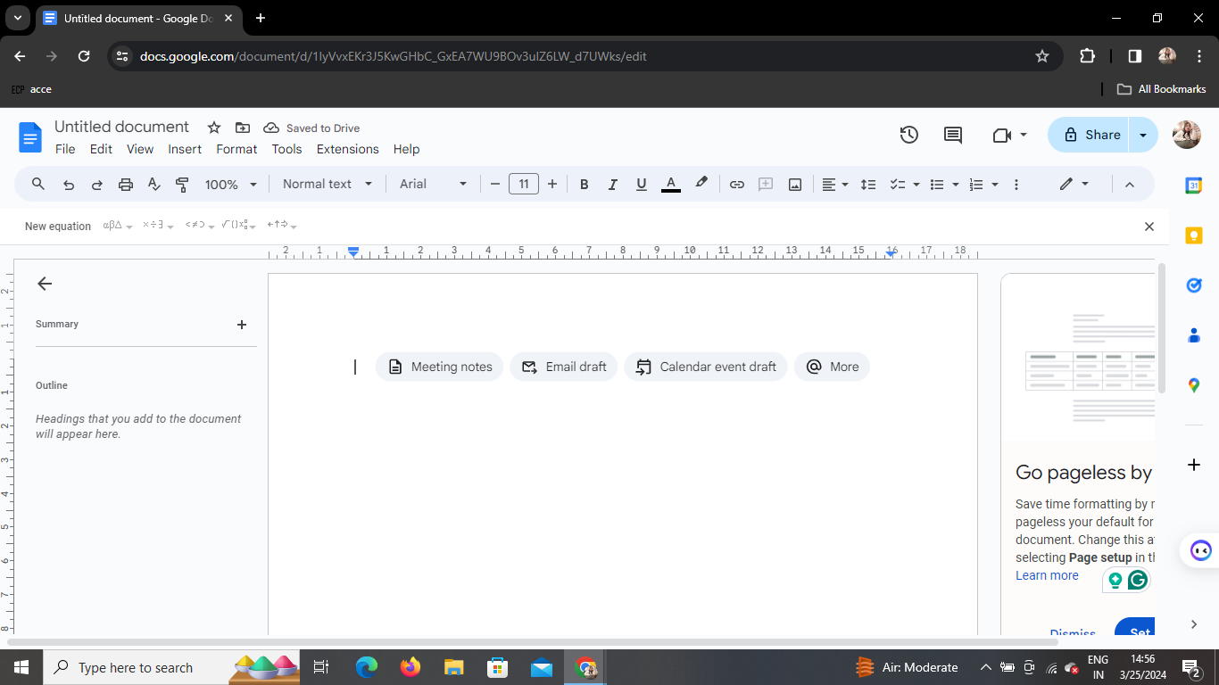 How to insert mathematical equations into Google Docs?