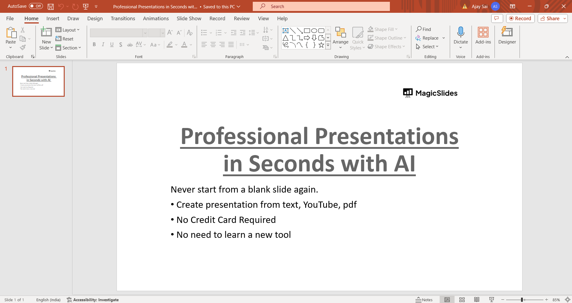How to mirror an image in PowerPoint