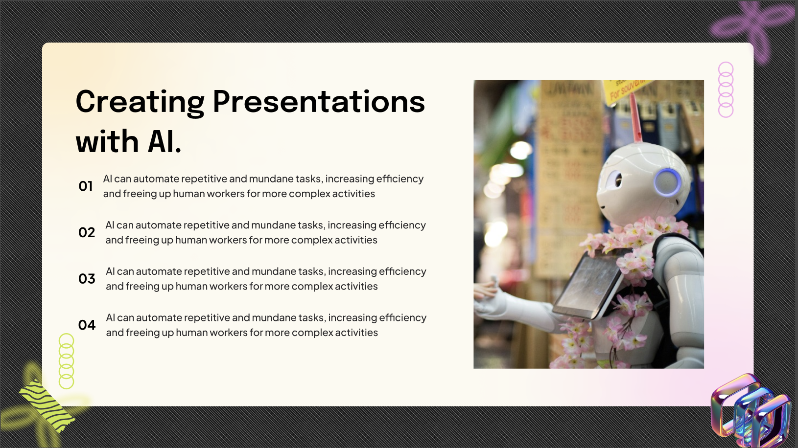 Single slides for Stunning Presentations | MagicSlides.app